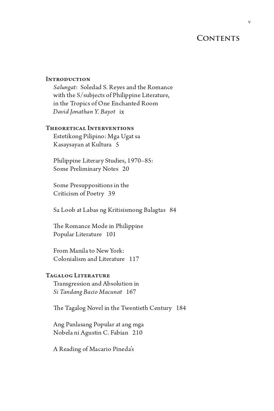 Salungat: A Soledad S. Reyes Reader